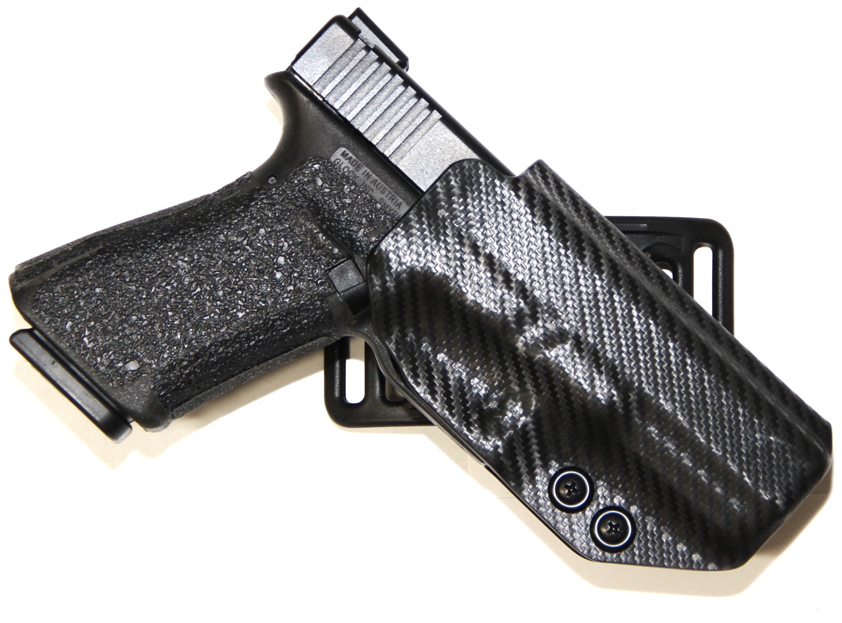 OWB 2 Slot Belt Slide - Cross Draw - REVKEL Kydex Holsters OWB 2 Slot ...